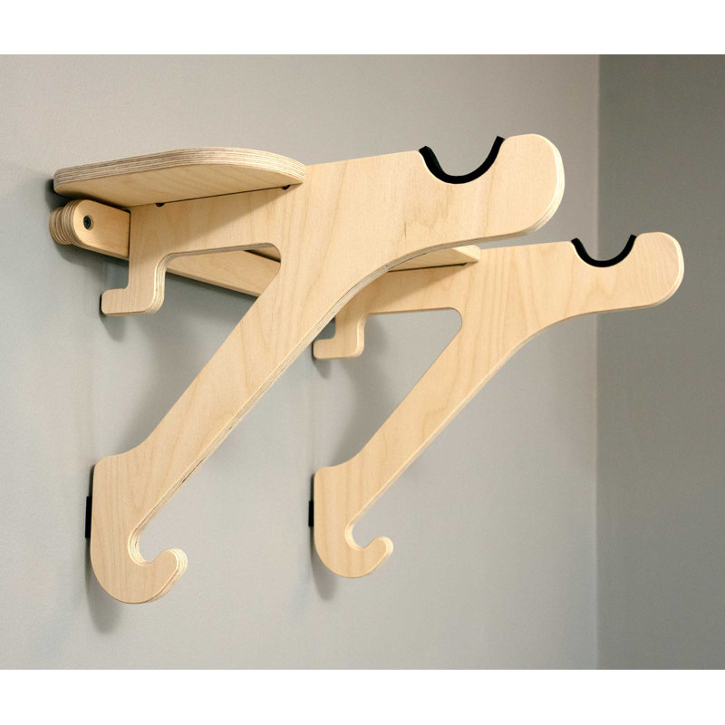 Grassracks Wood Wall Mounted Multi-Use Bike Rack | Wayfair