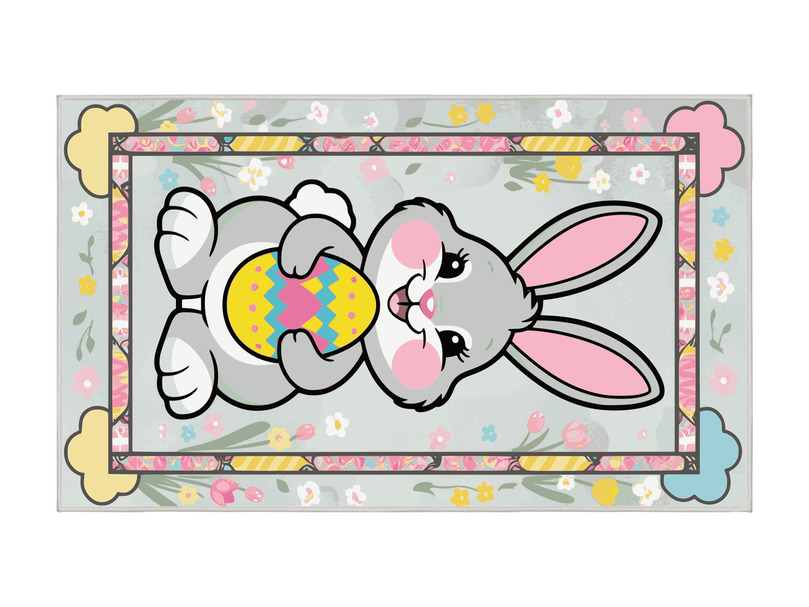 The Holiday Aisle® Easter Spring Holiday Rug | Wayfair