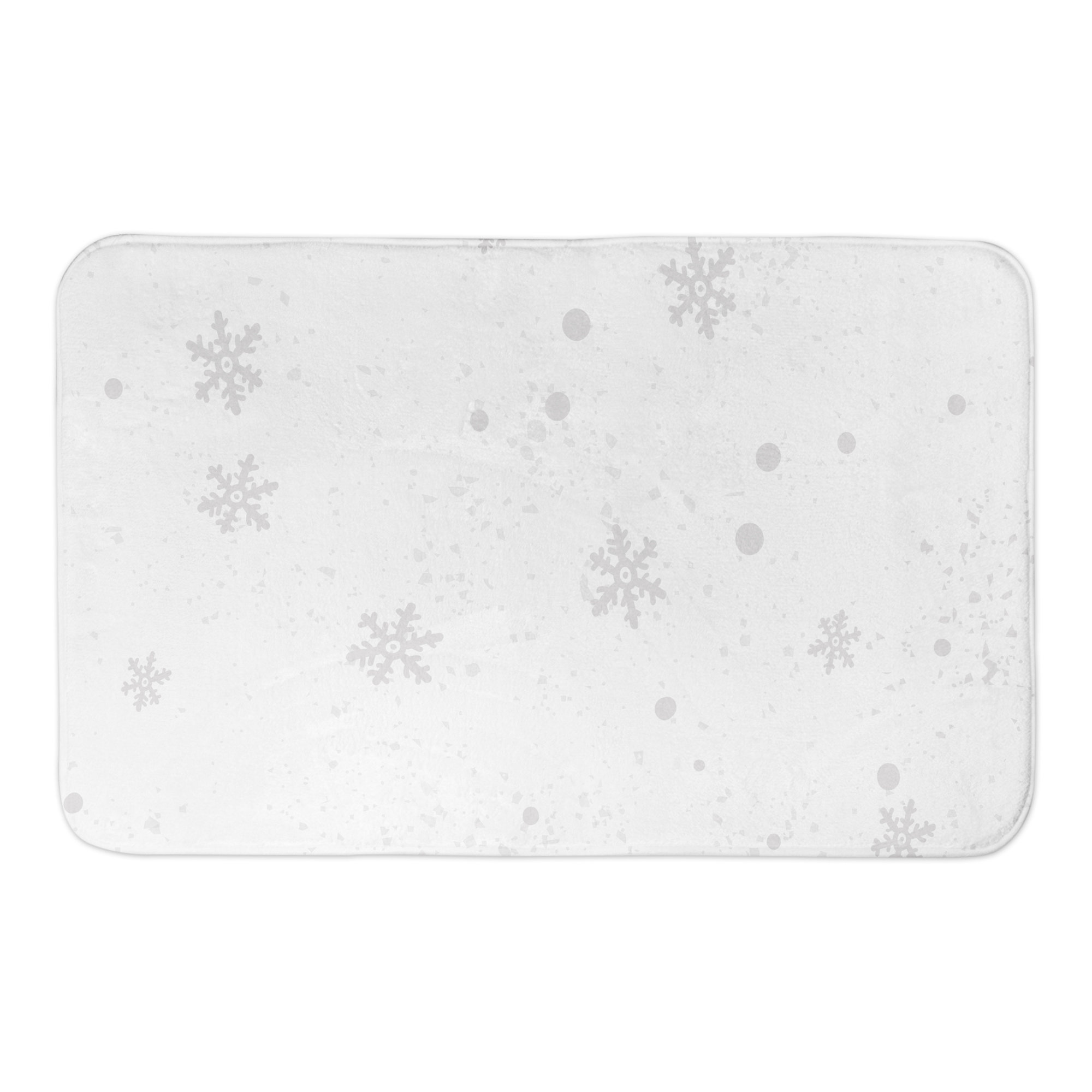 The Holiday Aisle® Bran Snowflake Bath Mat | Wayfair