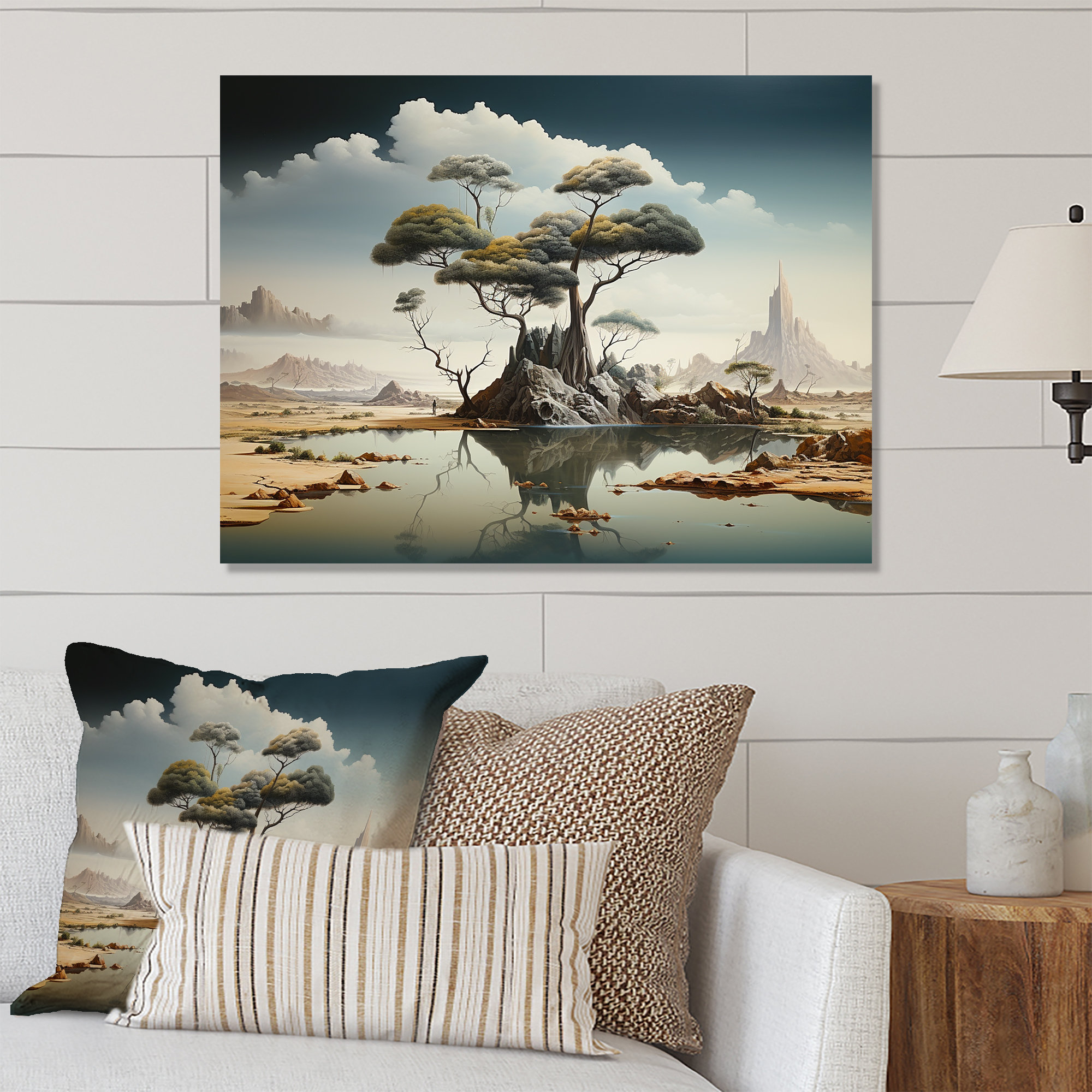 Lark Manor™ Surrealism Tree Landscape II - Abstract Landscape | Wayfair