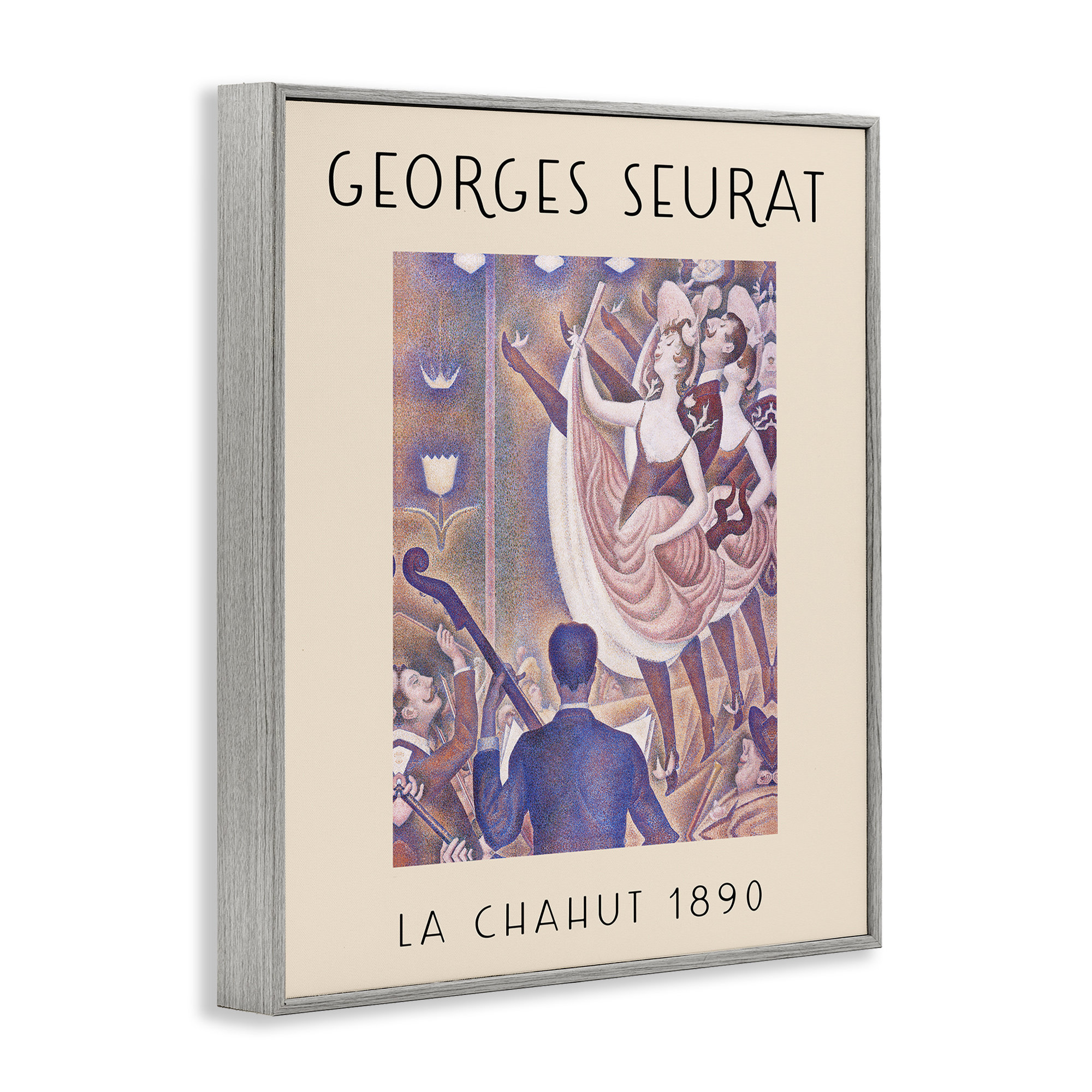 Ebern Designs Classic Seurat Poster Framed Giclee Art by Daphne ...