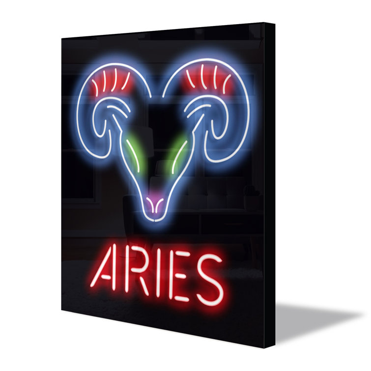 Happy Larry Neon Sign Light Aries Home/Wall Decor | Wayfair.co.uk