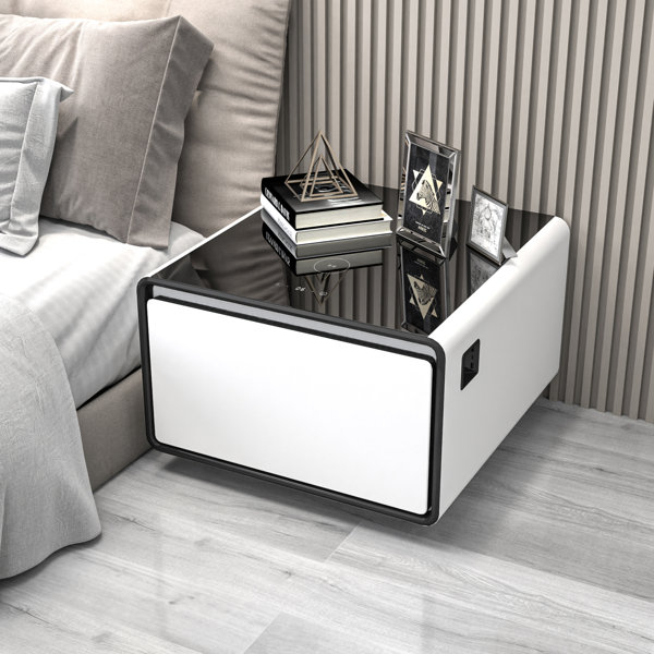 Livtab Smart End Table with Fridge and Built-In Outlets & Reviews ...