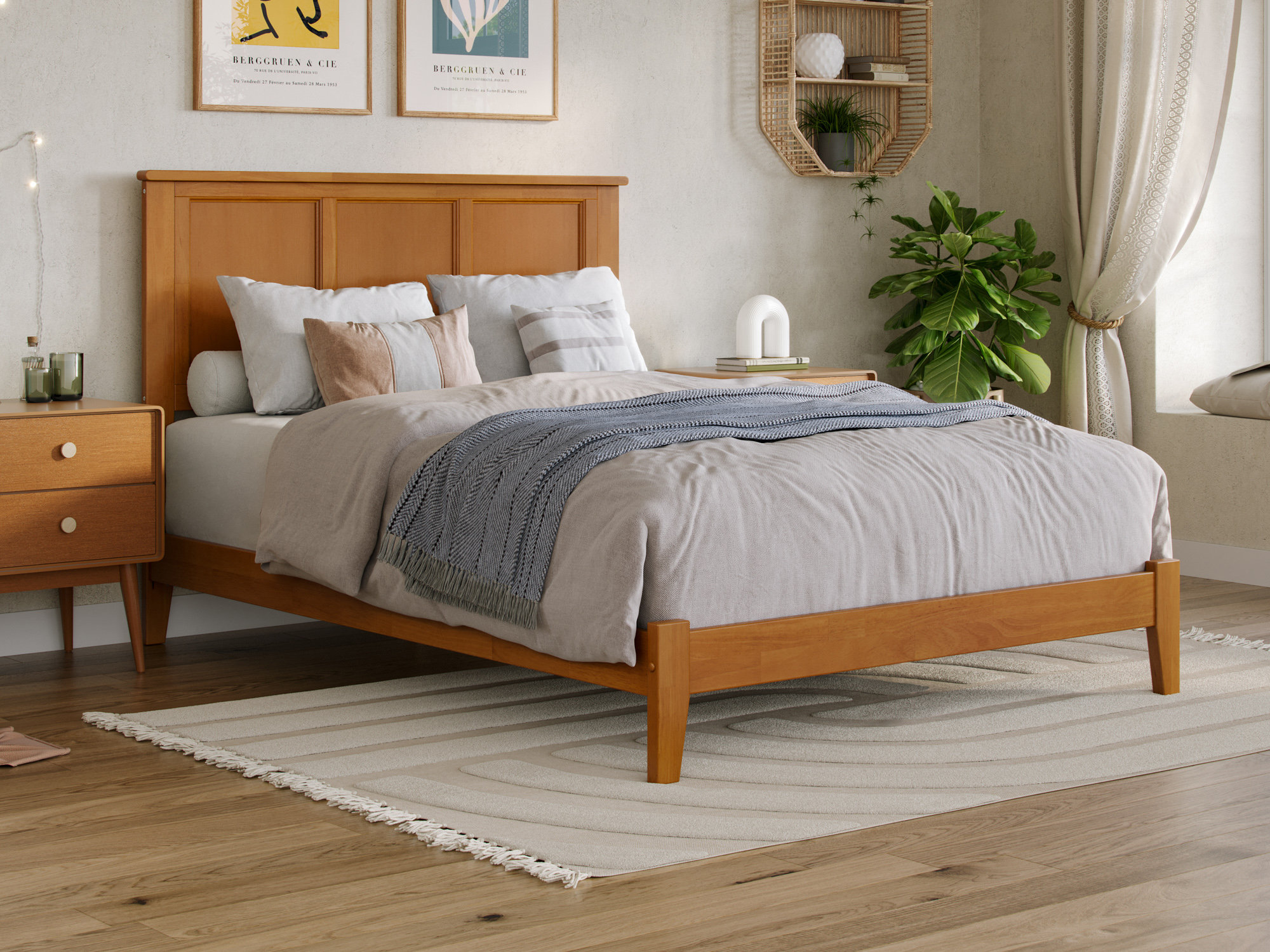 Lark Manor™ Madison Low Profile Solid Wood Platform Bed | Wayfair