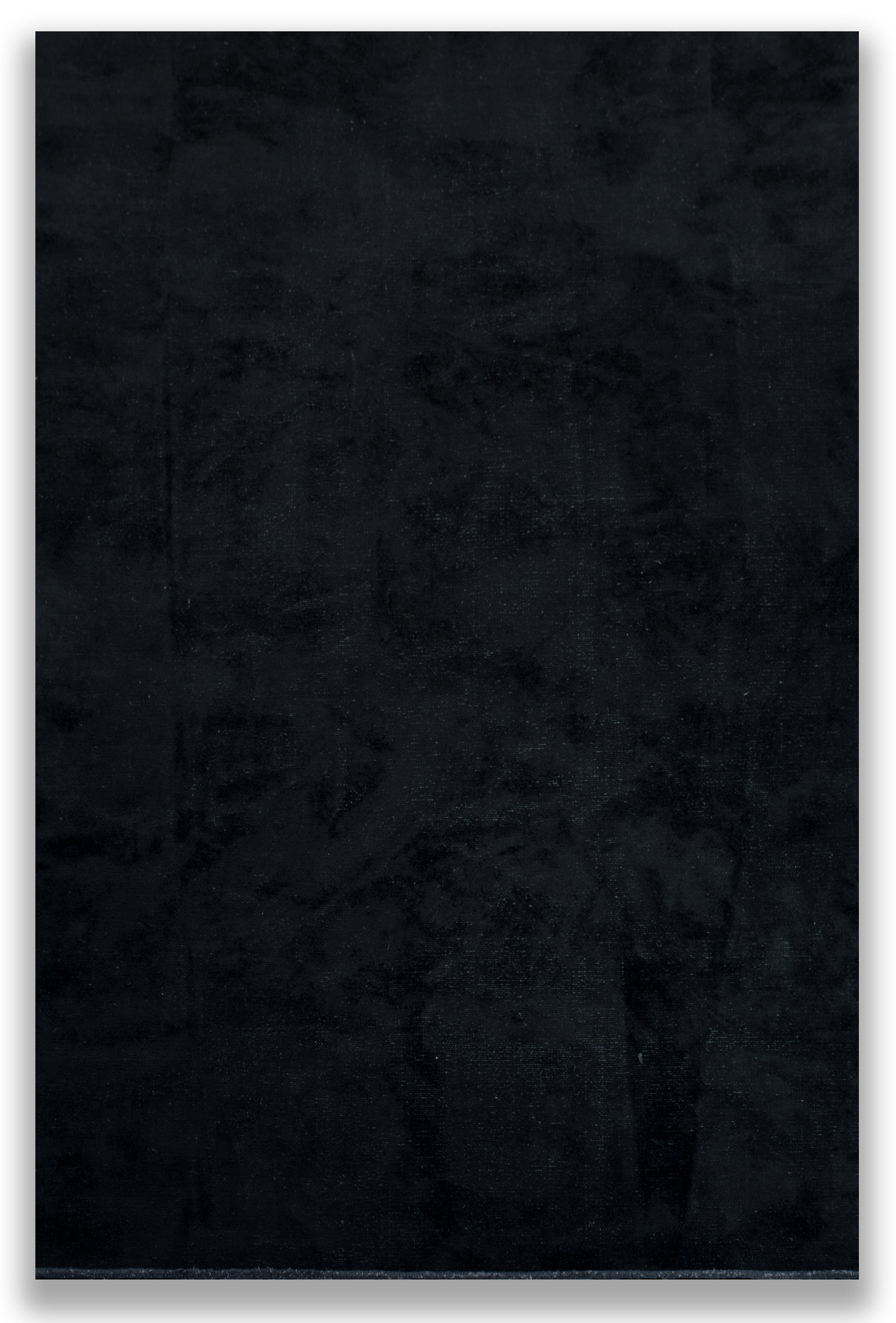 Woven Concepts Rapture Black Solid Color Luxury Area Rug | Wayfair