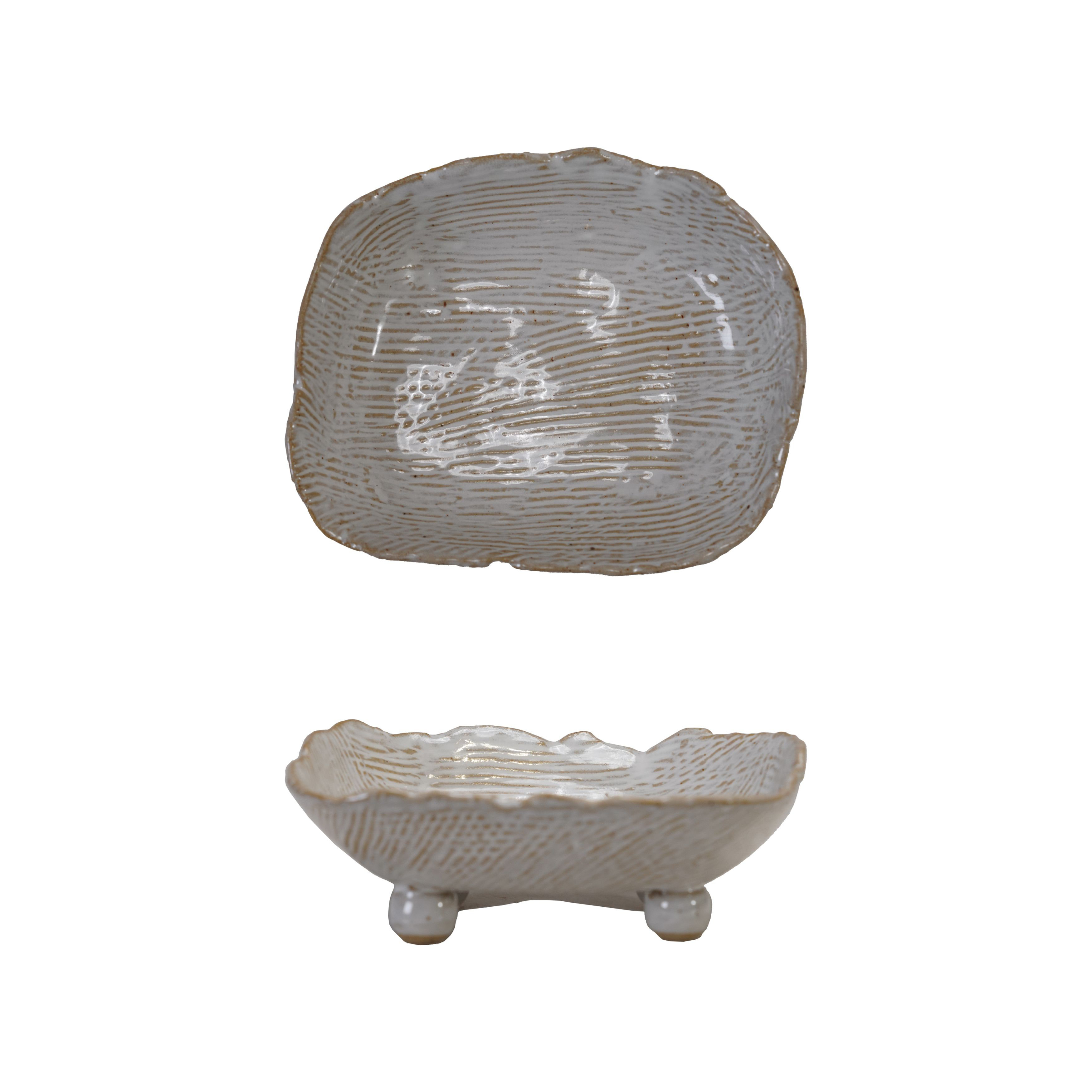 August Grove® Stoneware Trinket Dish Tray | Wayfair