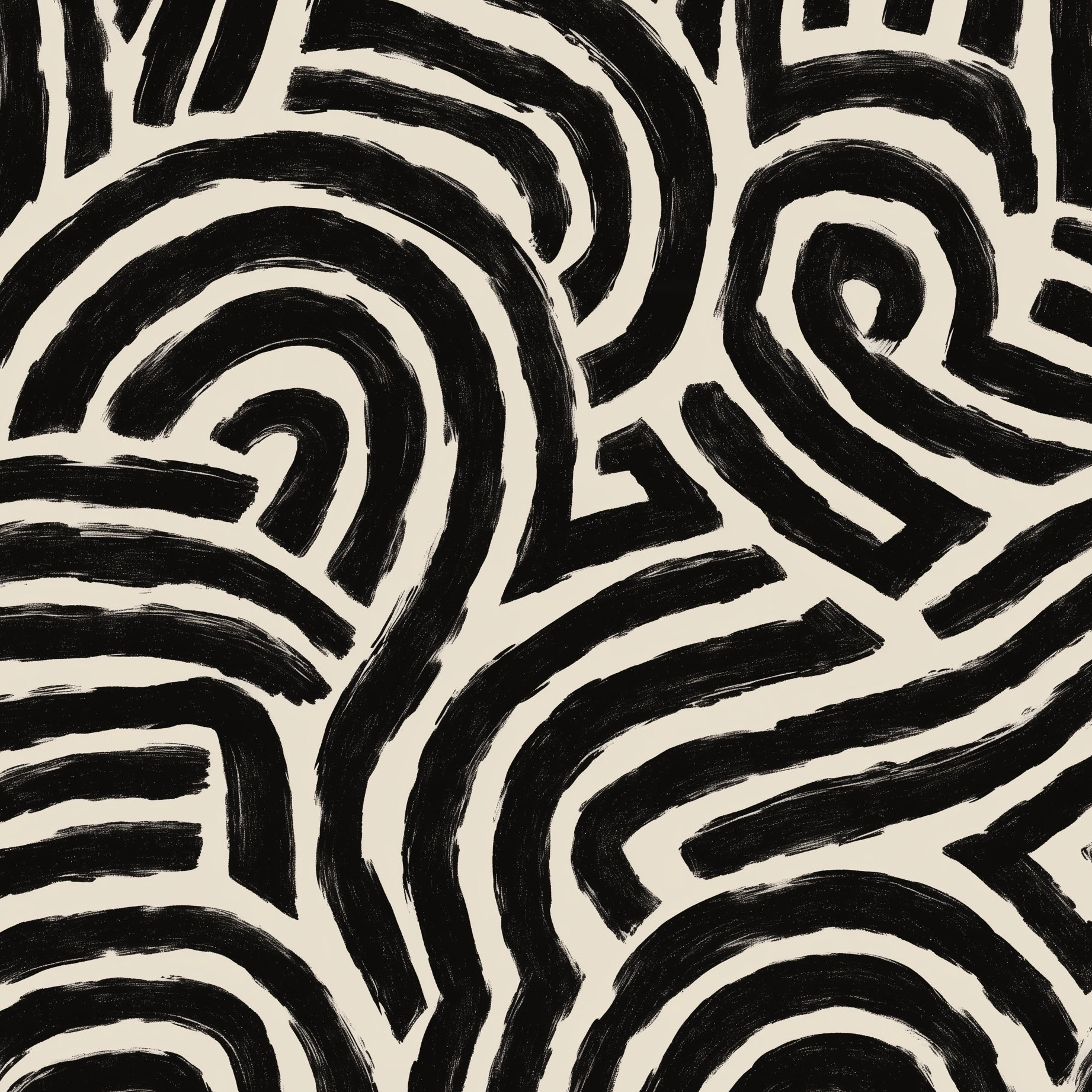 Lark Manor™ Abstract Pattern Wallpaper Energetic Removable Curved Line ...