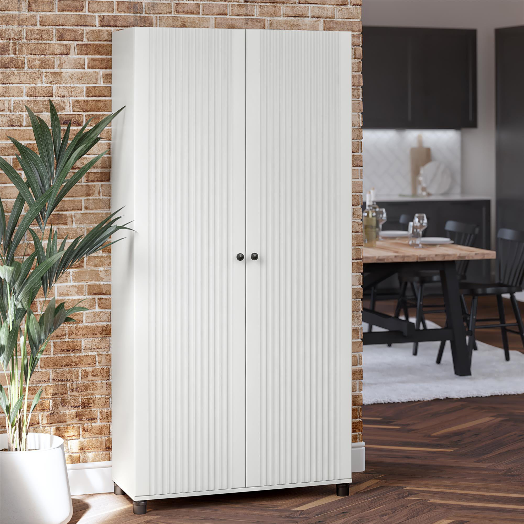 Latitude Run® Bromell 74" H x 35" W x 15" D Single Storage Cabinet ...
