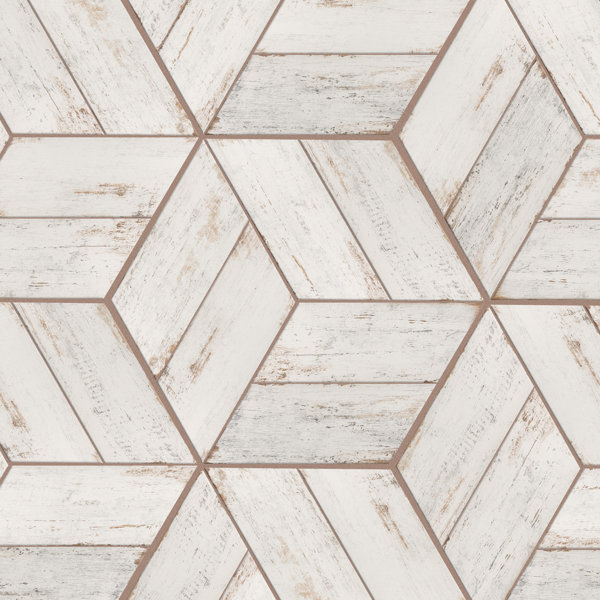 Merola Tile Retro Naveta 7 in. x 16 3/8 in. Porcelain Floor and Wall ...