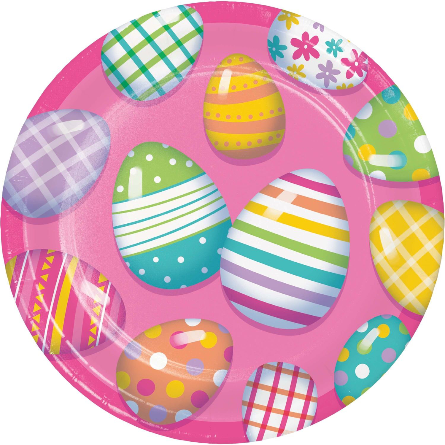 Creative Converting Happy Eggster Dessert Paper Plates, 24 ct ...