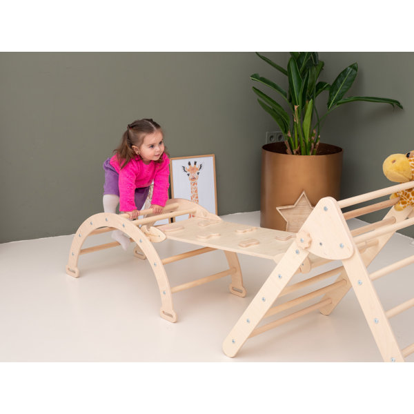 WoodandHearts 102'' W Indoor Wood Climber & Reviews | Wayfair