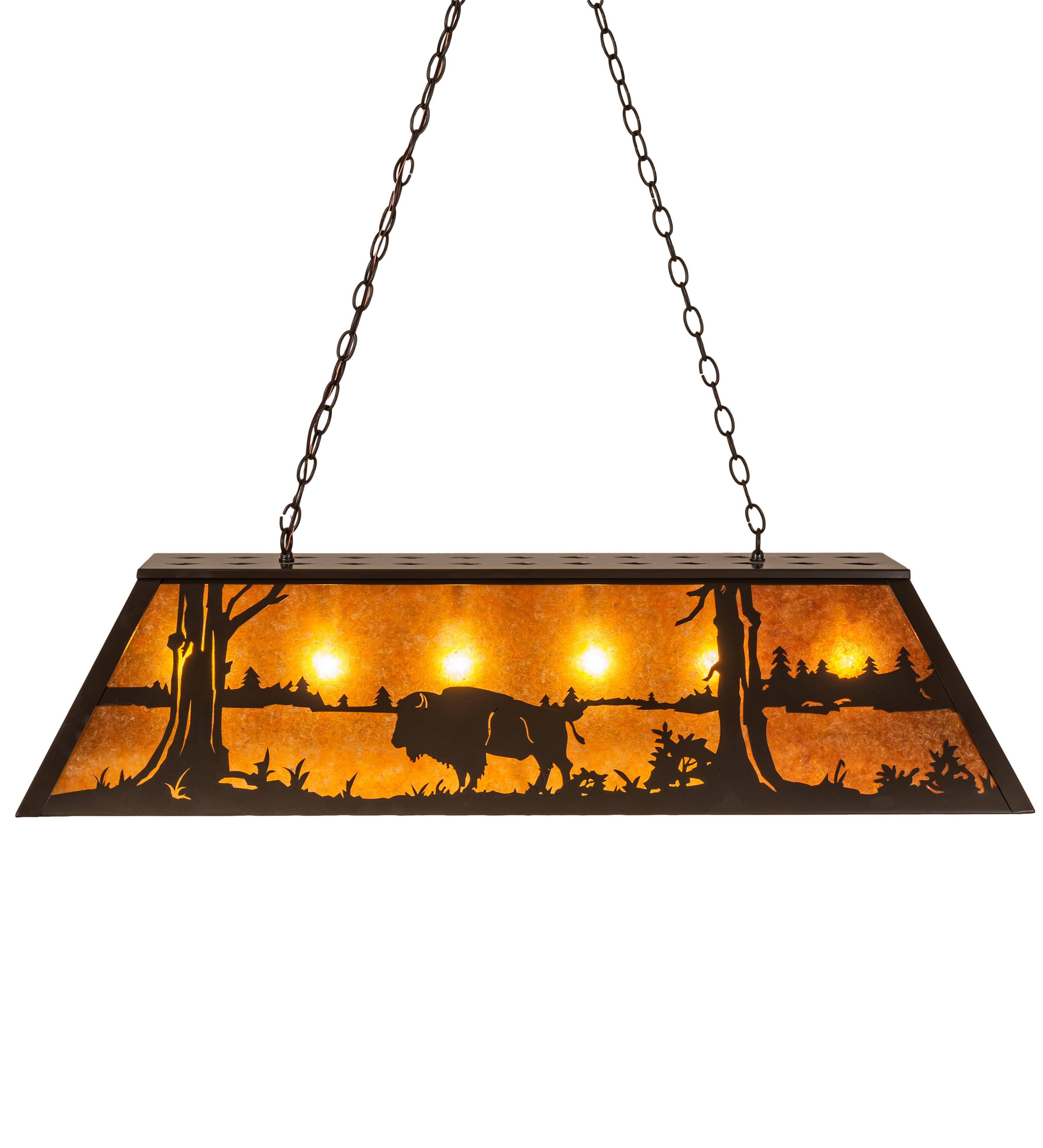 Meyda Lighting Old Forge 6 - Light Pool Table Linear Pendant | Wayfair