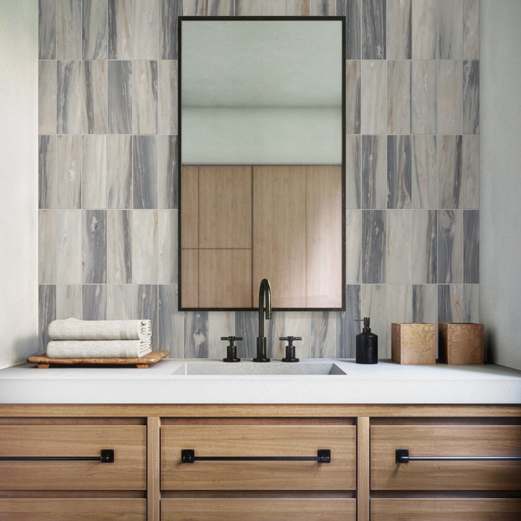 Daltile Gamma 4" x 12" Natural Stone Wall and Floor Tile (24 PC per ...