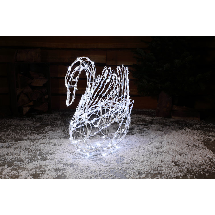 Dakota Fields Serpentine Swan Lighted Display | Wayfair.co.uk