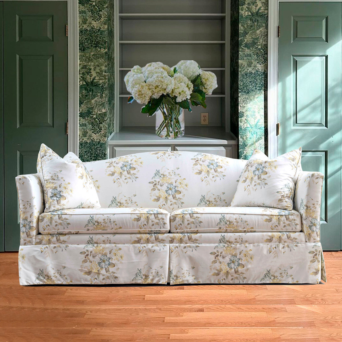 Danbenla design Simple White Pastoral Style Sofa | Wayfair