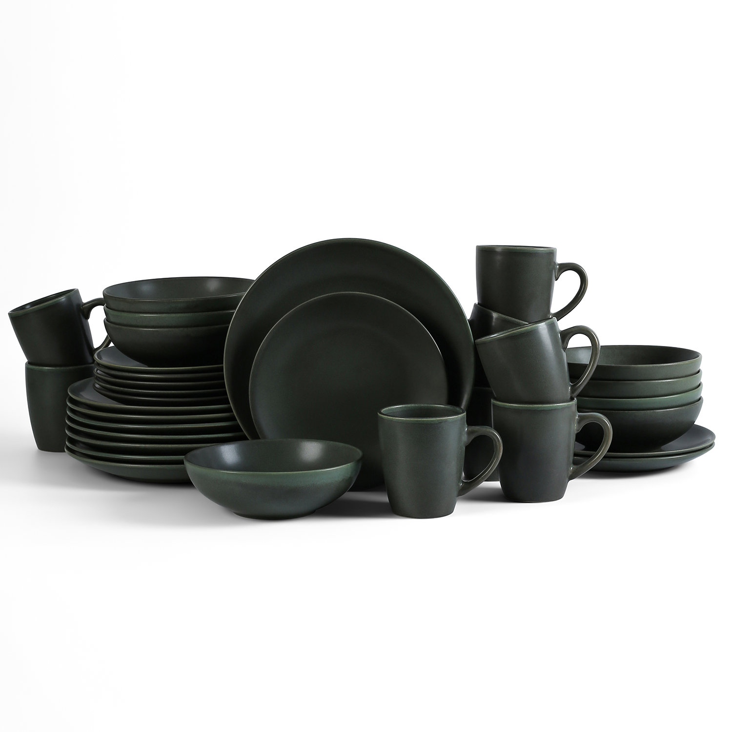 Stone Lain Grao 32-Piece Dinnerware Set Stoneware & Reviews | Wayfair