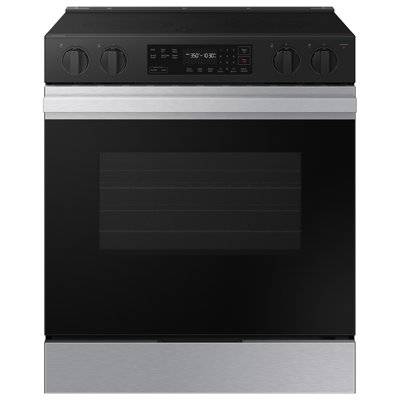 Samsung Bespoke Smart Slide-In Electric Range 6.3 cu. ft. with ...