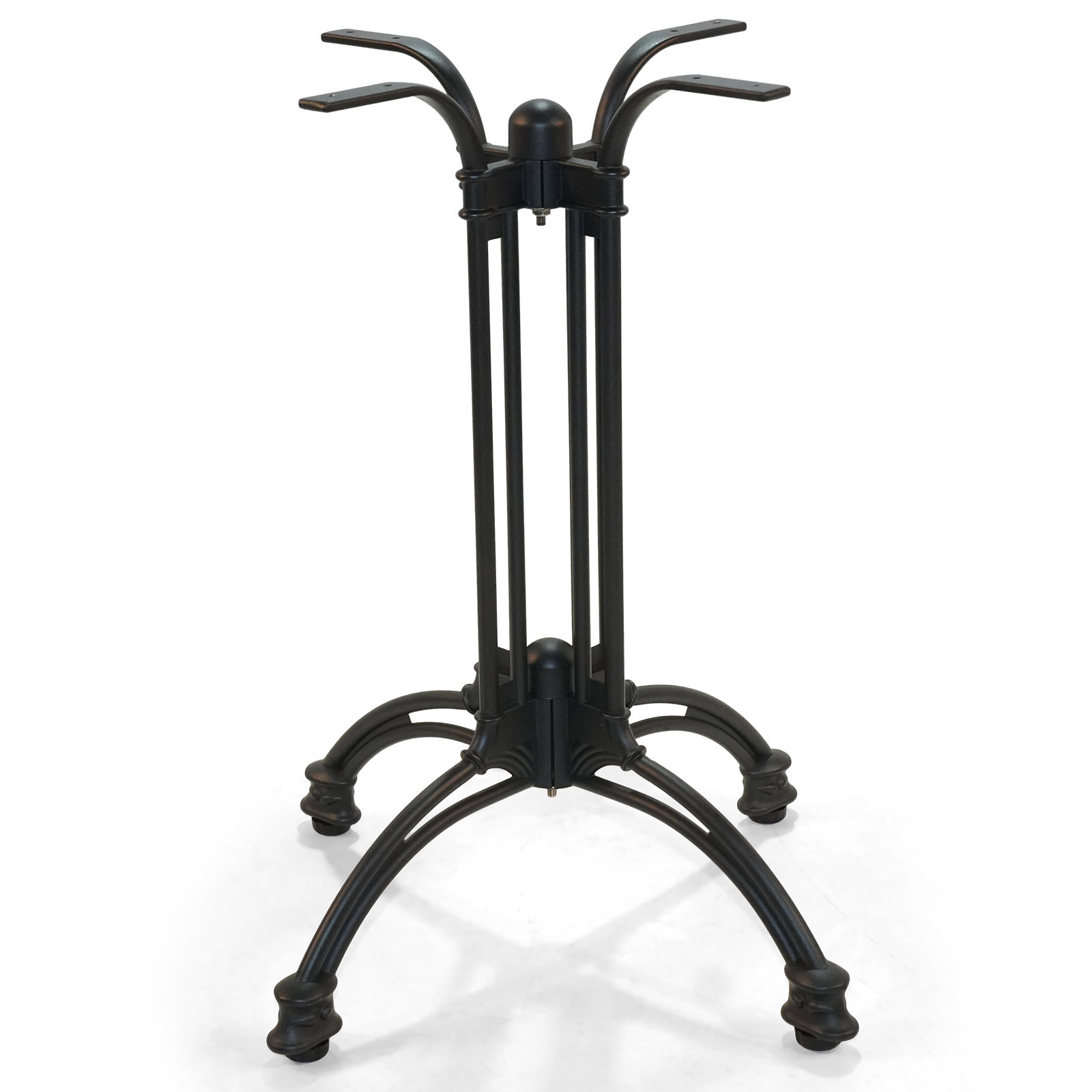 Symple Stuff H27.6 Cast Aluminum Table Base With 4 Stable Feet ...