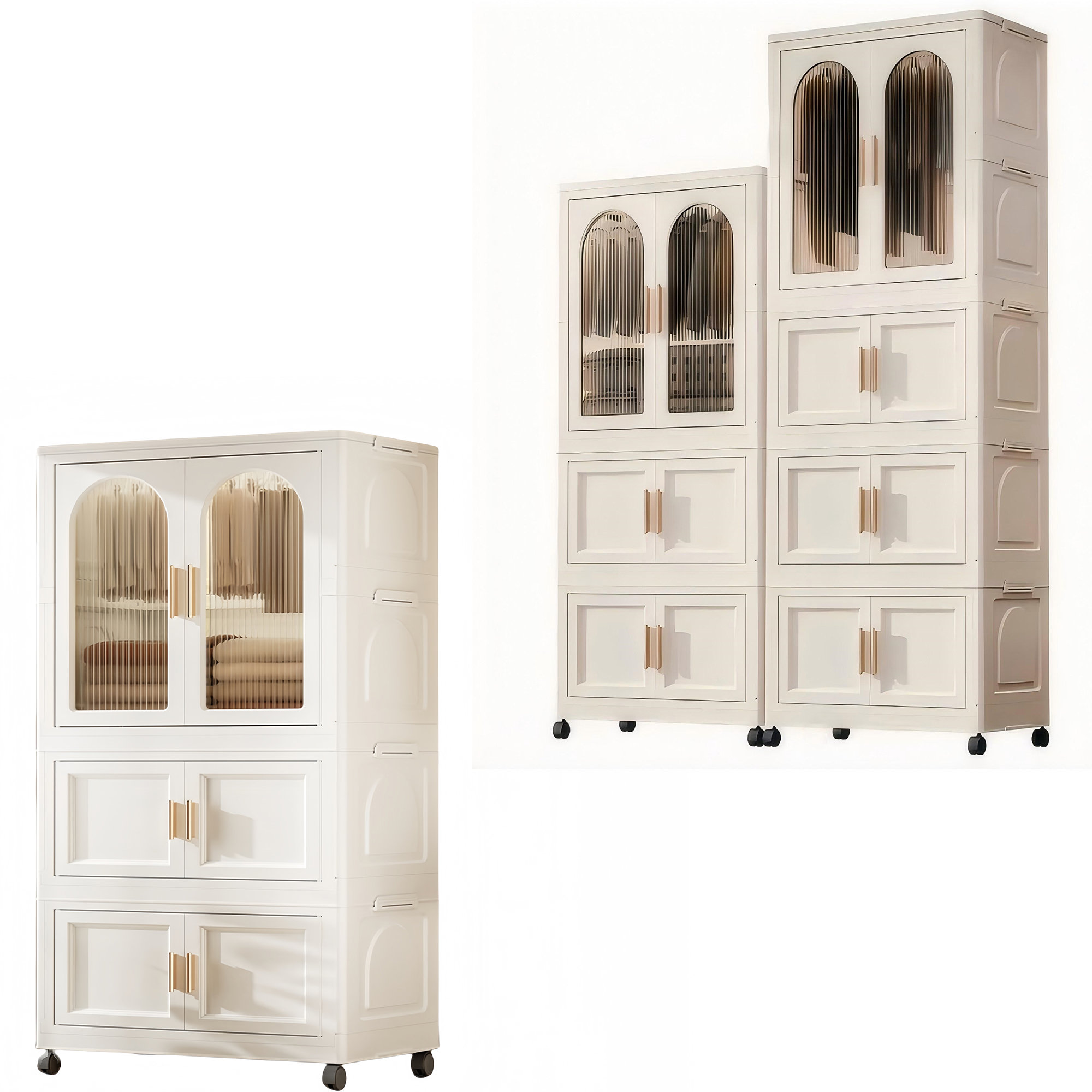 Rebrilliant Folding Wardrobe | Wayfair