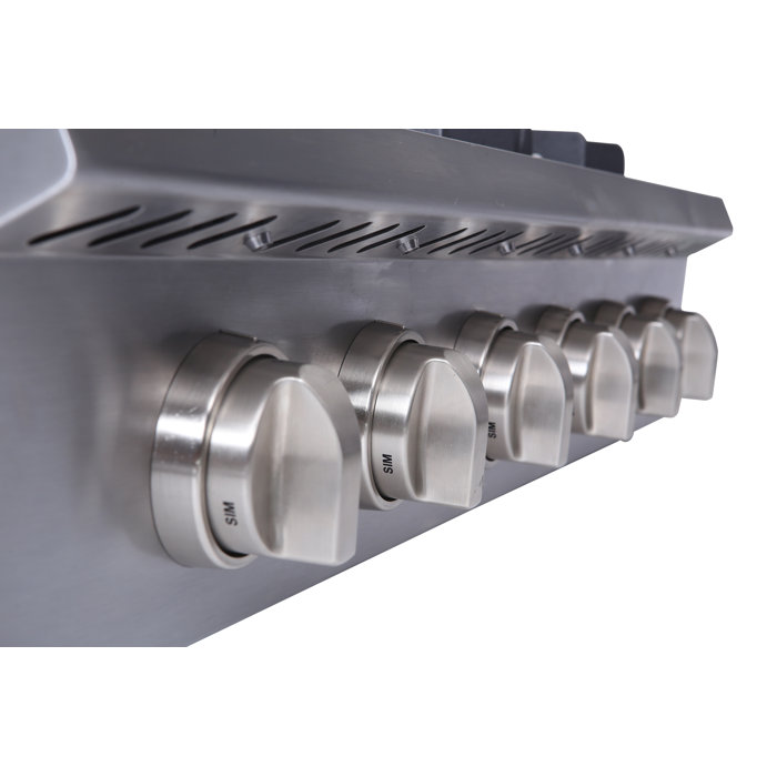 ThorKitchen Thor Kitchen 36" Gas 6 Burner Cooktop & Reviews | Wayfair