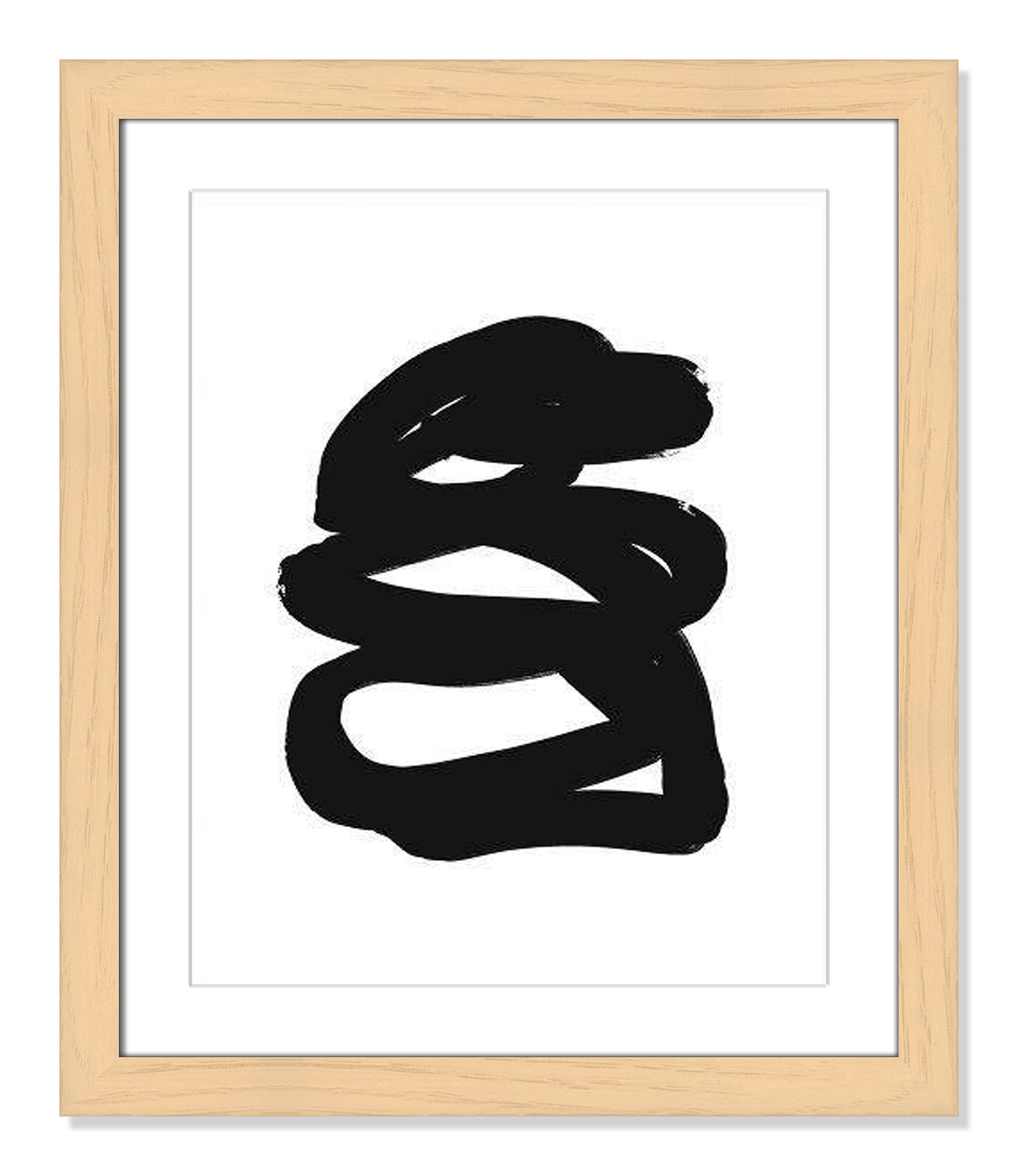 Casa Fine Arts Line Drawing Collection The Hug Framed On Paper by Leah ...