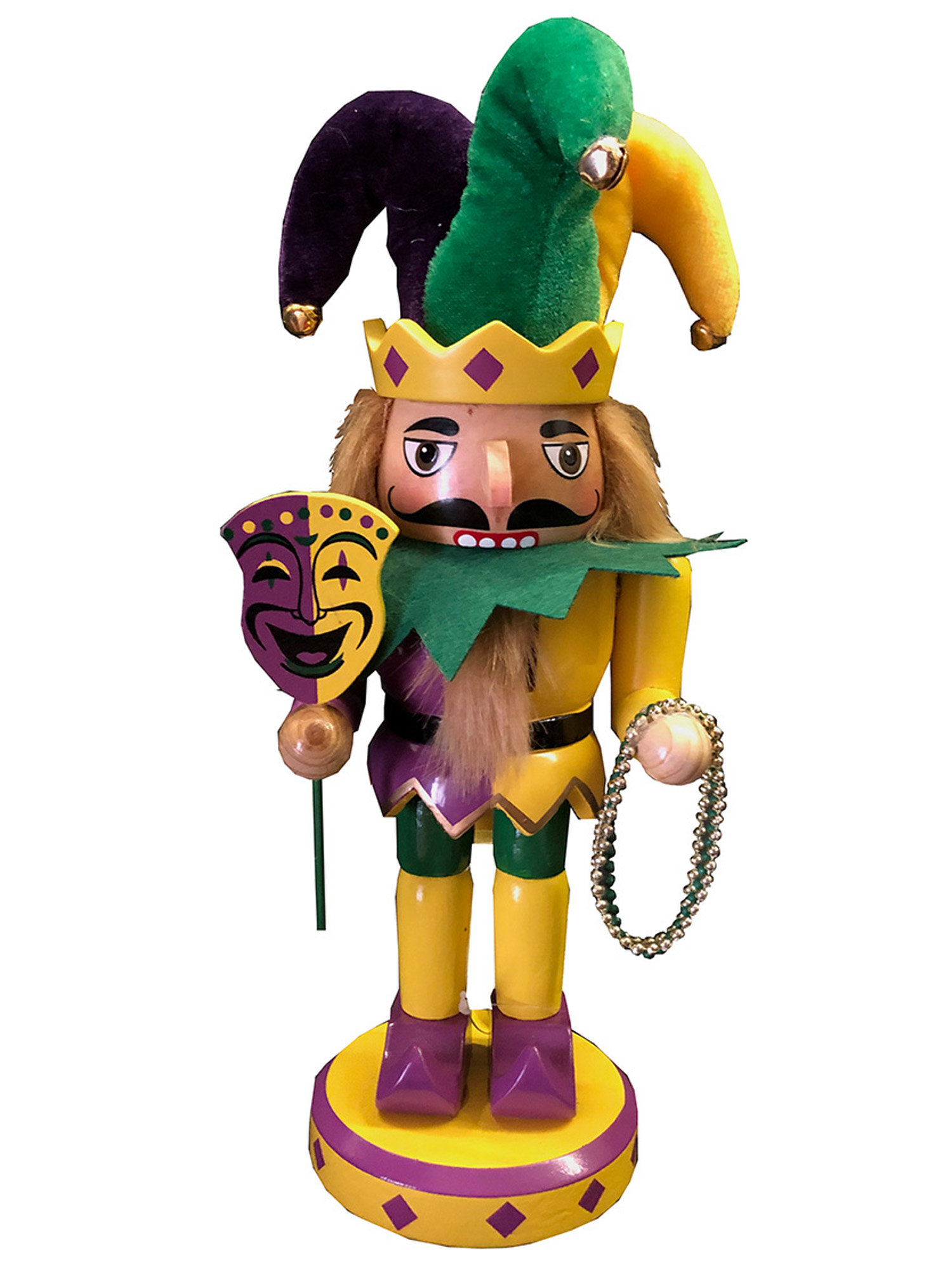 The Holiday Aisle® Mardi Gras Jester Nutcracker Figurine & Reviews ...