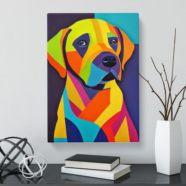 Marlow Home Co. Kibbe Labrador Retriever Abstract Vol.5 - Wrapped ...