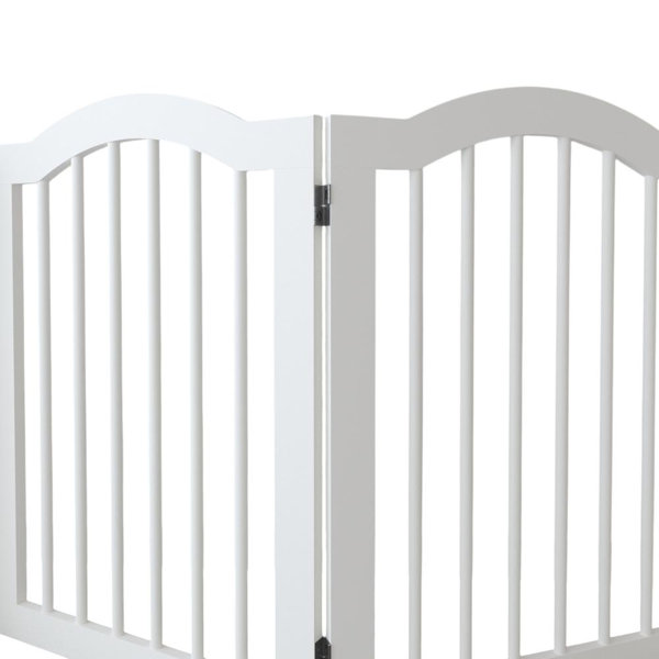 Archie & Oscar™ 27.6" Tall Freestanding Pet Gate – 4-Panel Foldable ...