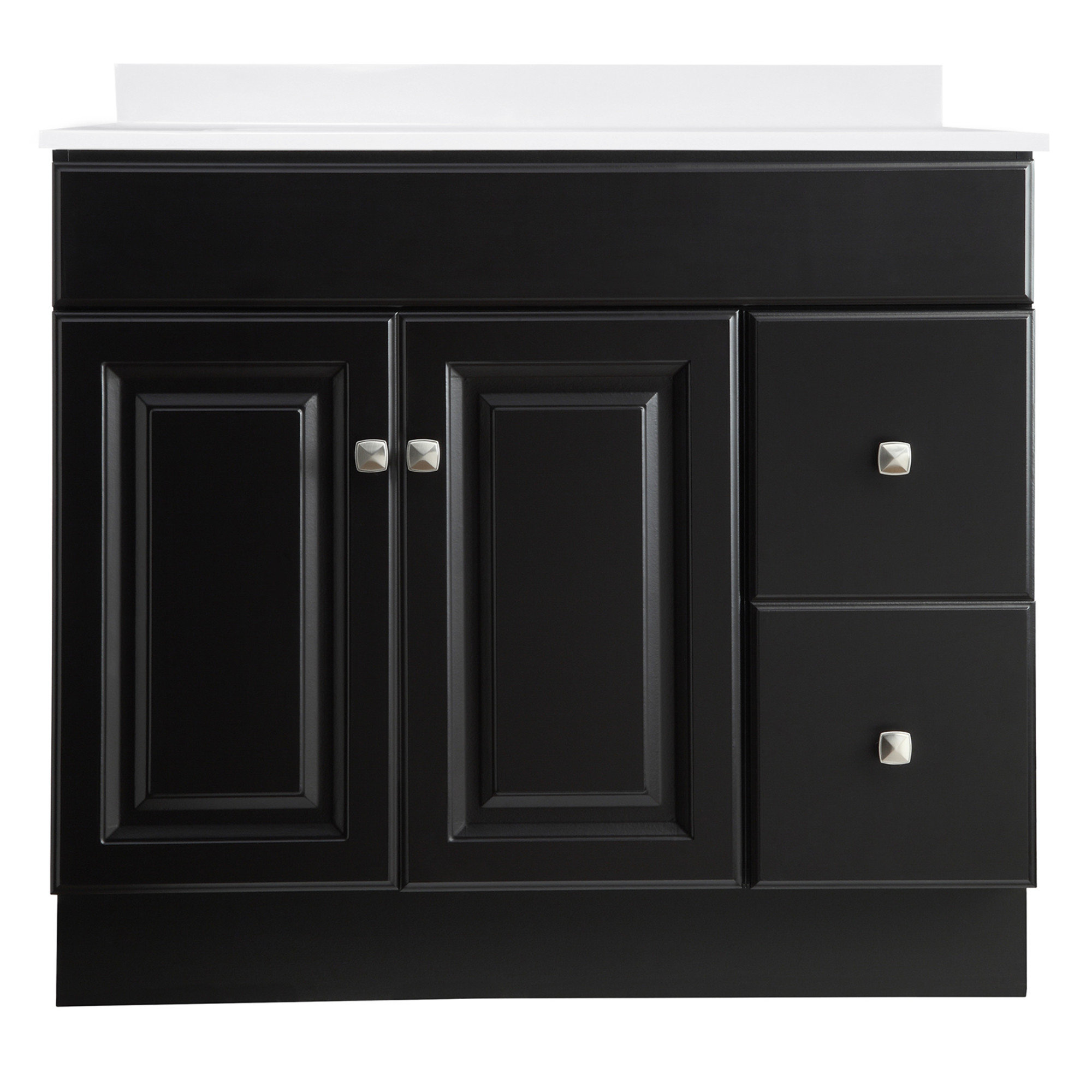 Design House Wyndham 37-Inch Vanity With Single-Hole Top, Fully ...