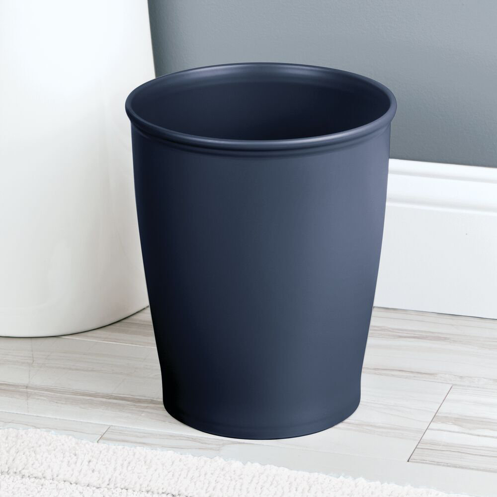 mDesign Small Plastic Bathroom Garbage Can - 1.6 Gallon | Wayfair
