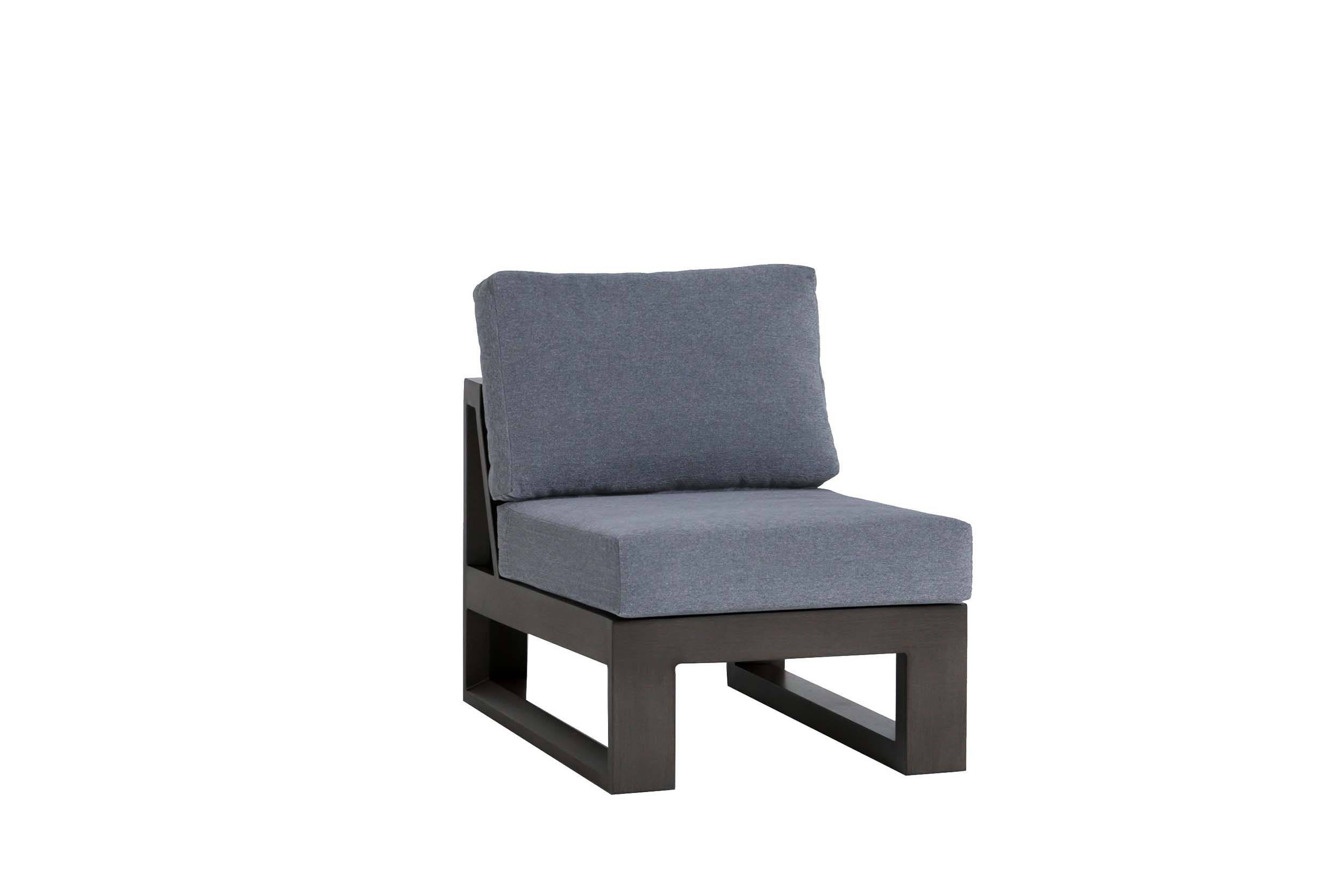 Ratana Element 5.0 Metal Outdoor Armless Lounge Chair | Perigold