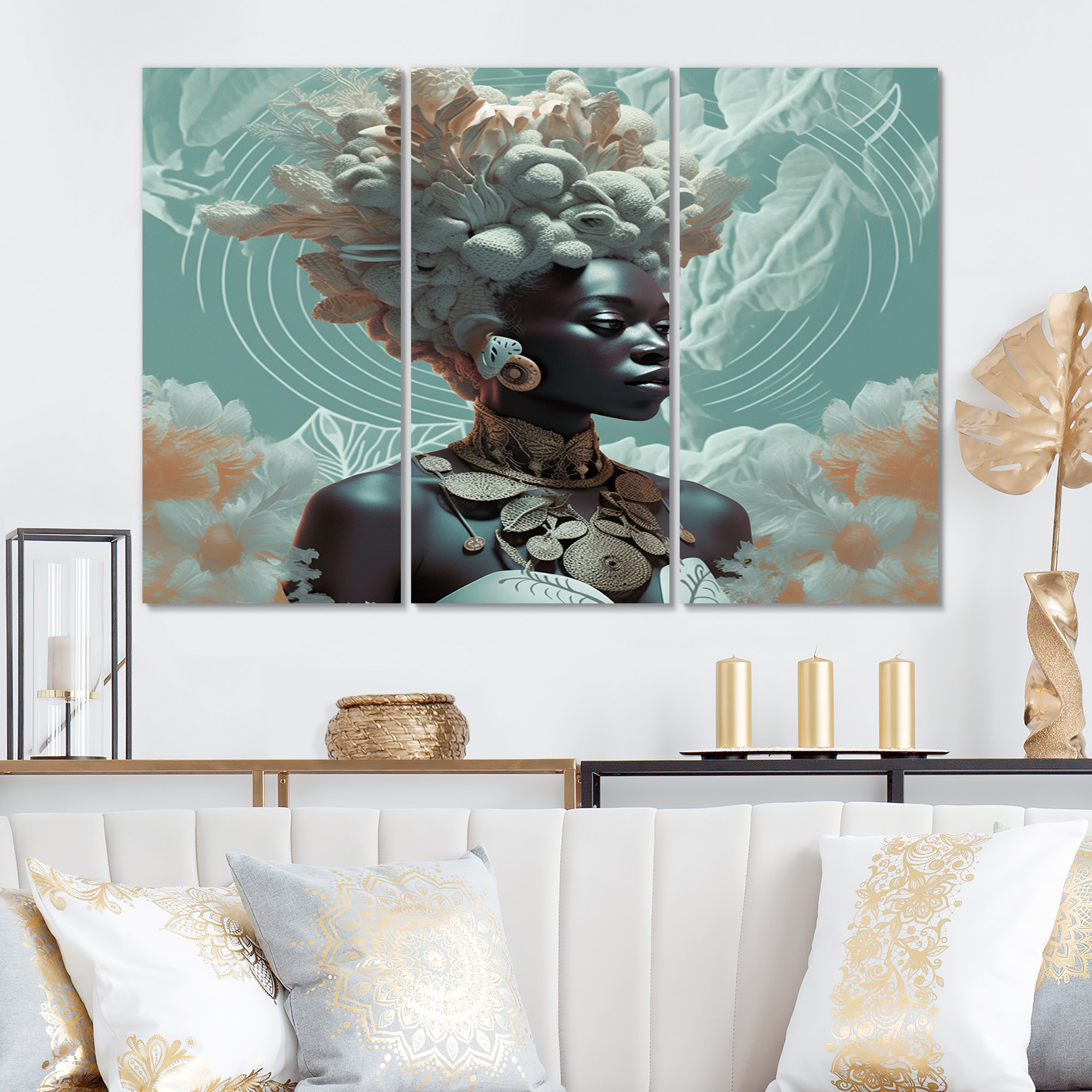 Latitude Run® Orisha Osunmare African Gracious Goddess - 3 Piece ...