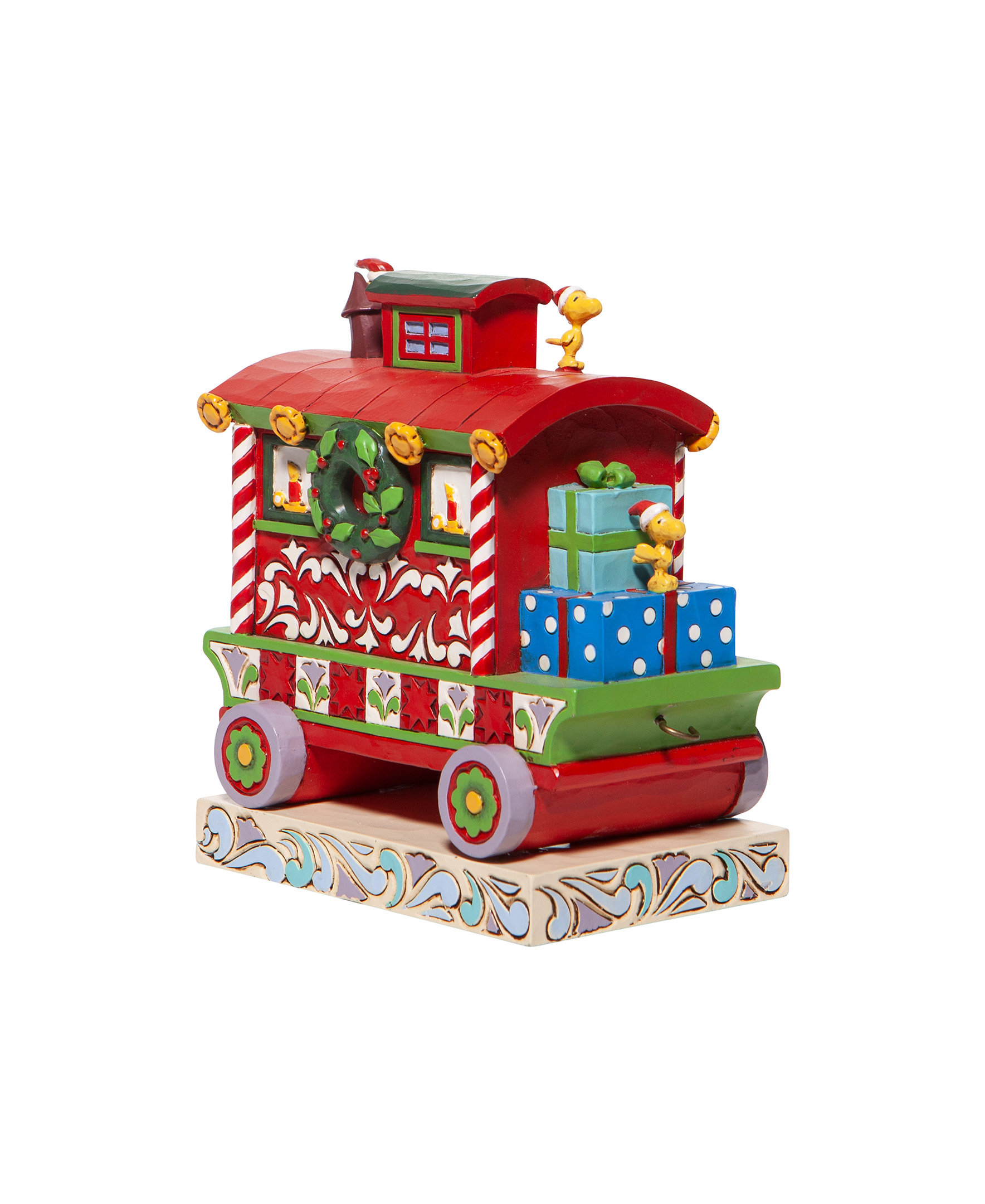 Jim Shore Peanuts by Jim Shore Woodstock's Train Caboose 4.8in H ...