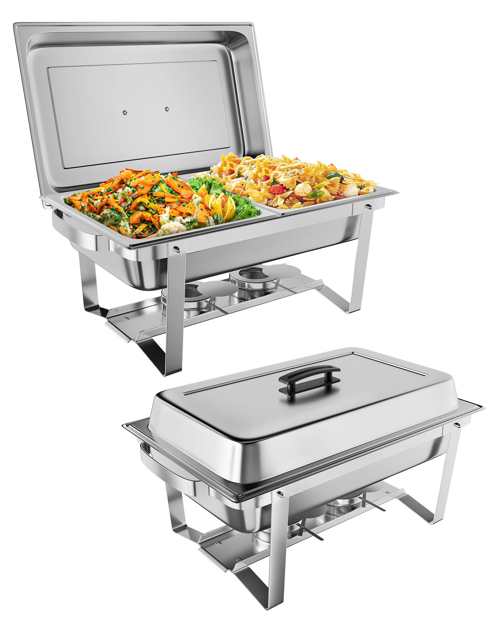 The Party Aisle Compact Chafing Dish Buffet Set – 8QT Stainless Steel ...