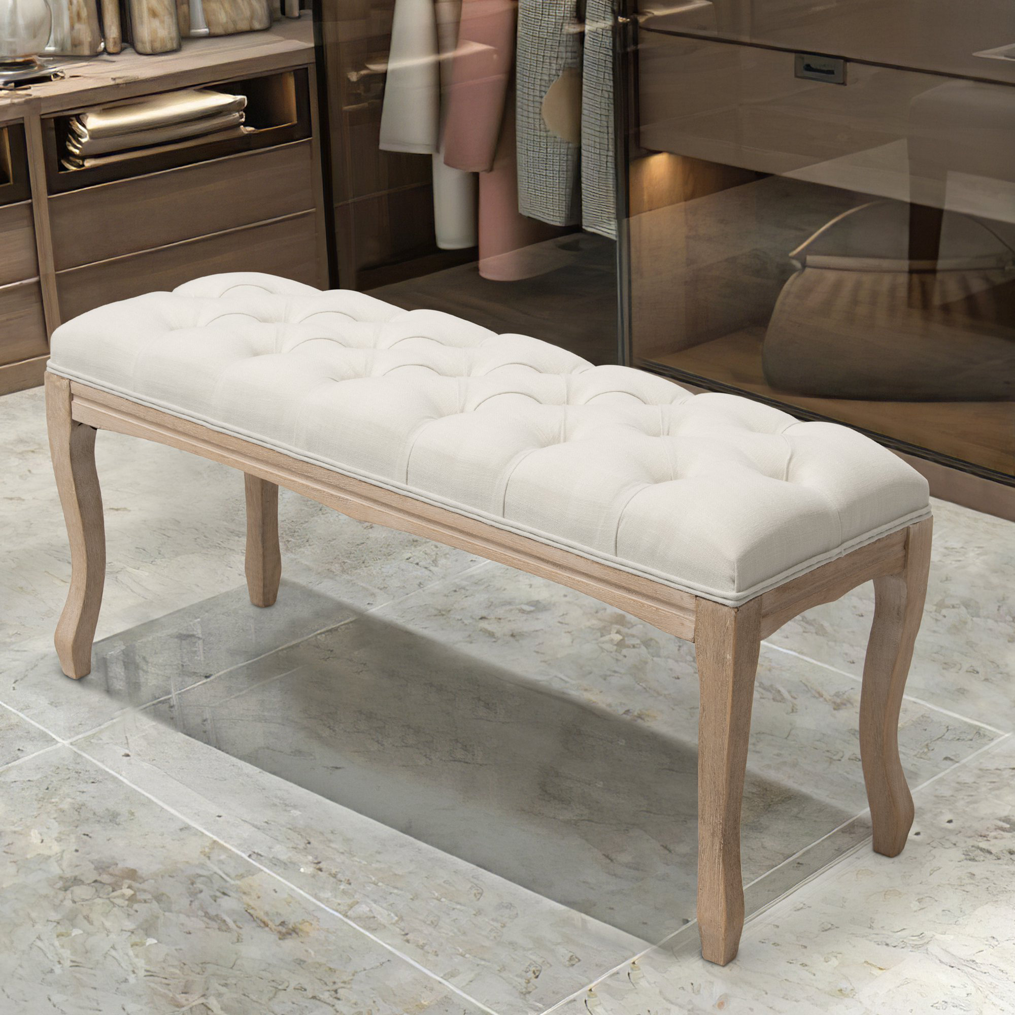 Kelly Clarkson Home Pierre Upholstered Bench & Reviews - Wayfair Canada