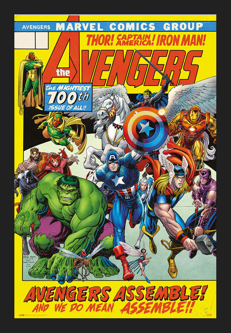 Trinx Avengers 100th Comic Cover Framed On Paper Print | Wayfair