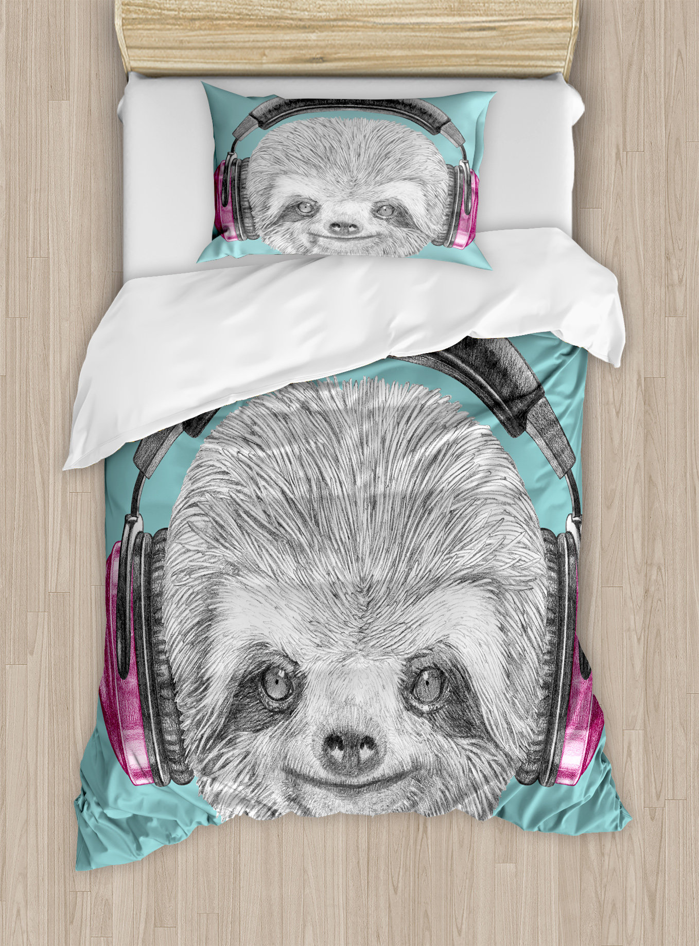 Ambesonne Sloth Duvet Cover Set | Wayfair