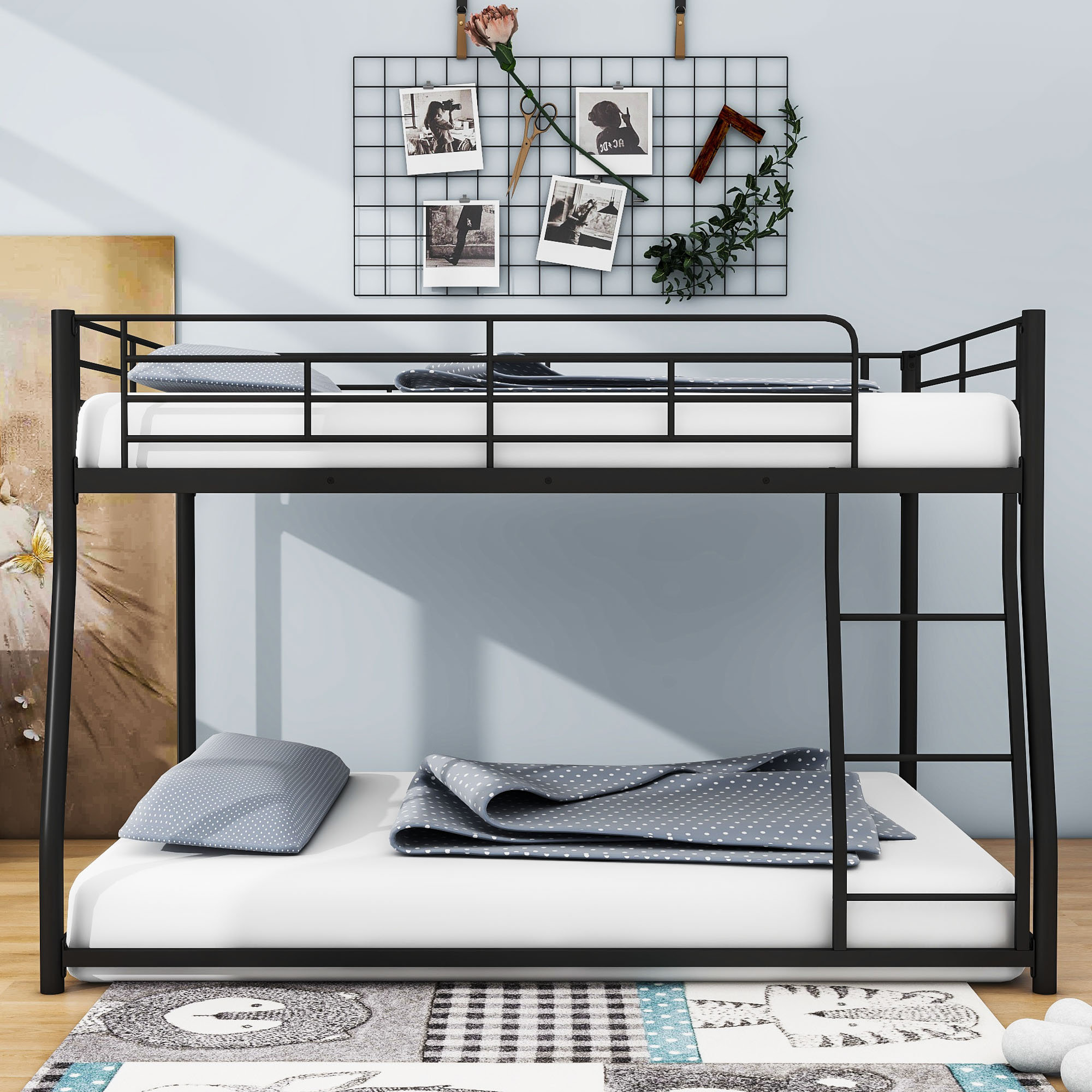 Isabelle & Max™ Ajmy Metal Frame Bunk Bed | Wayfair