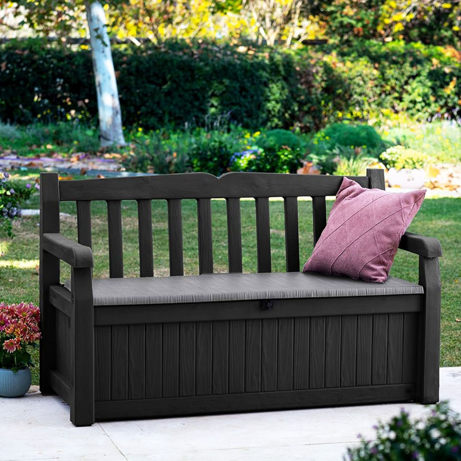 Wildon Home® 70 Gallon Storage Bench Deck Box | Wayfair