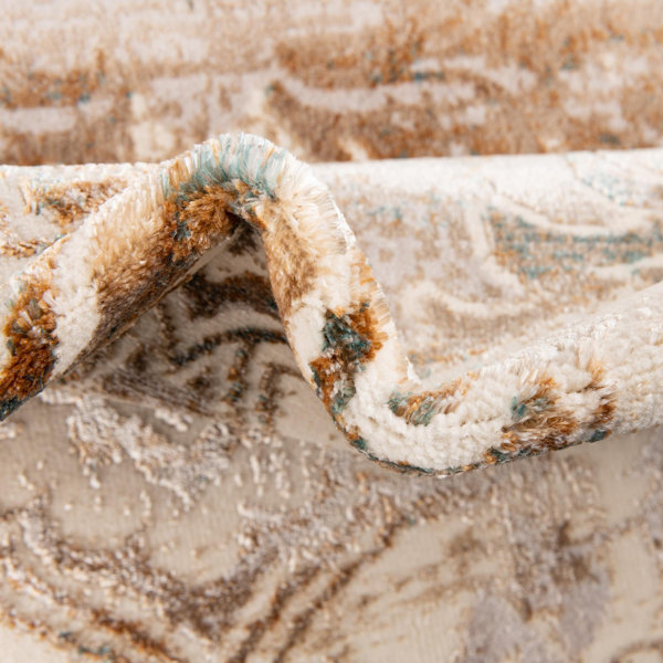 Langley Street Alamo Performance Cream Rug & Reviews | Wayfair