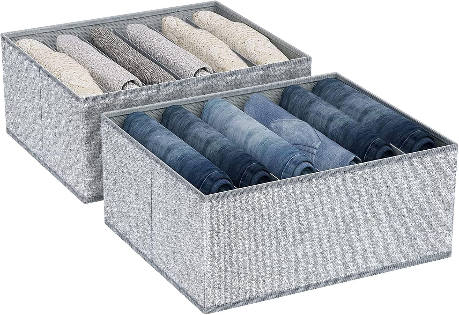 Latitude Run® 5-Cell Fabric Closet Organizer For Pants, Jeans, Sweaters ...