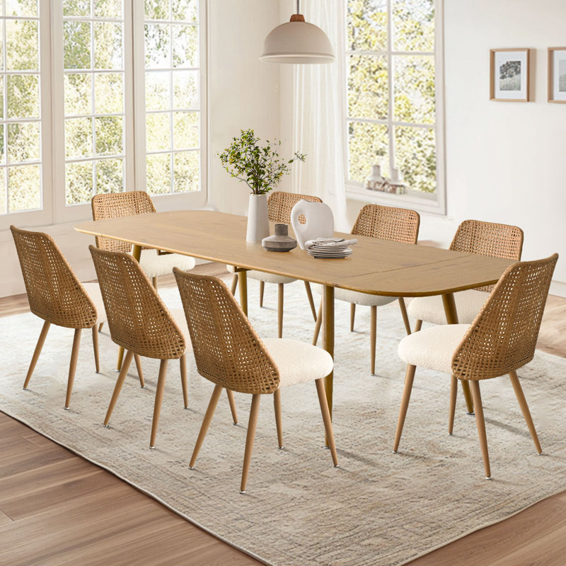 George Oliver Atkins 8 - Person Dining Table Sets & Reviews | Wayfair