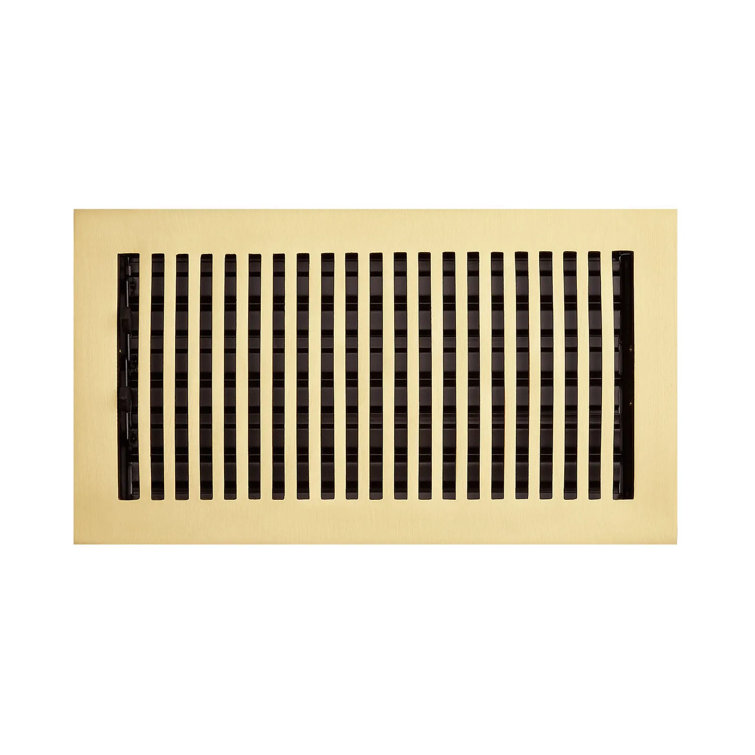 Signature Hardware Modern Brass Floor/Wall Register & Reviews - Wayfair ...