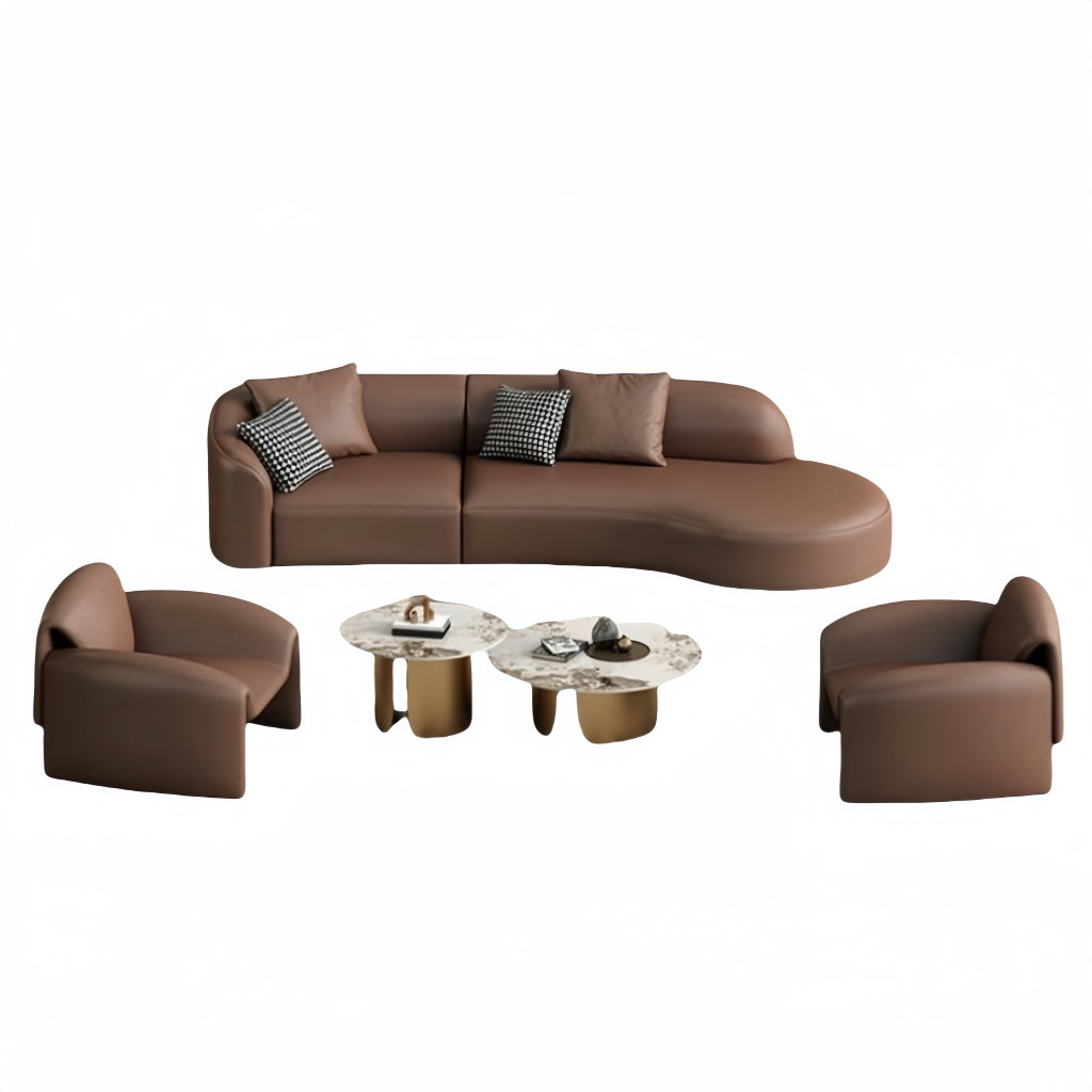 Danbenla design Modern Simple Sofa Coffee Table Combination 5 - Piece ...