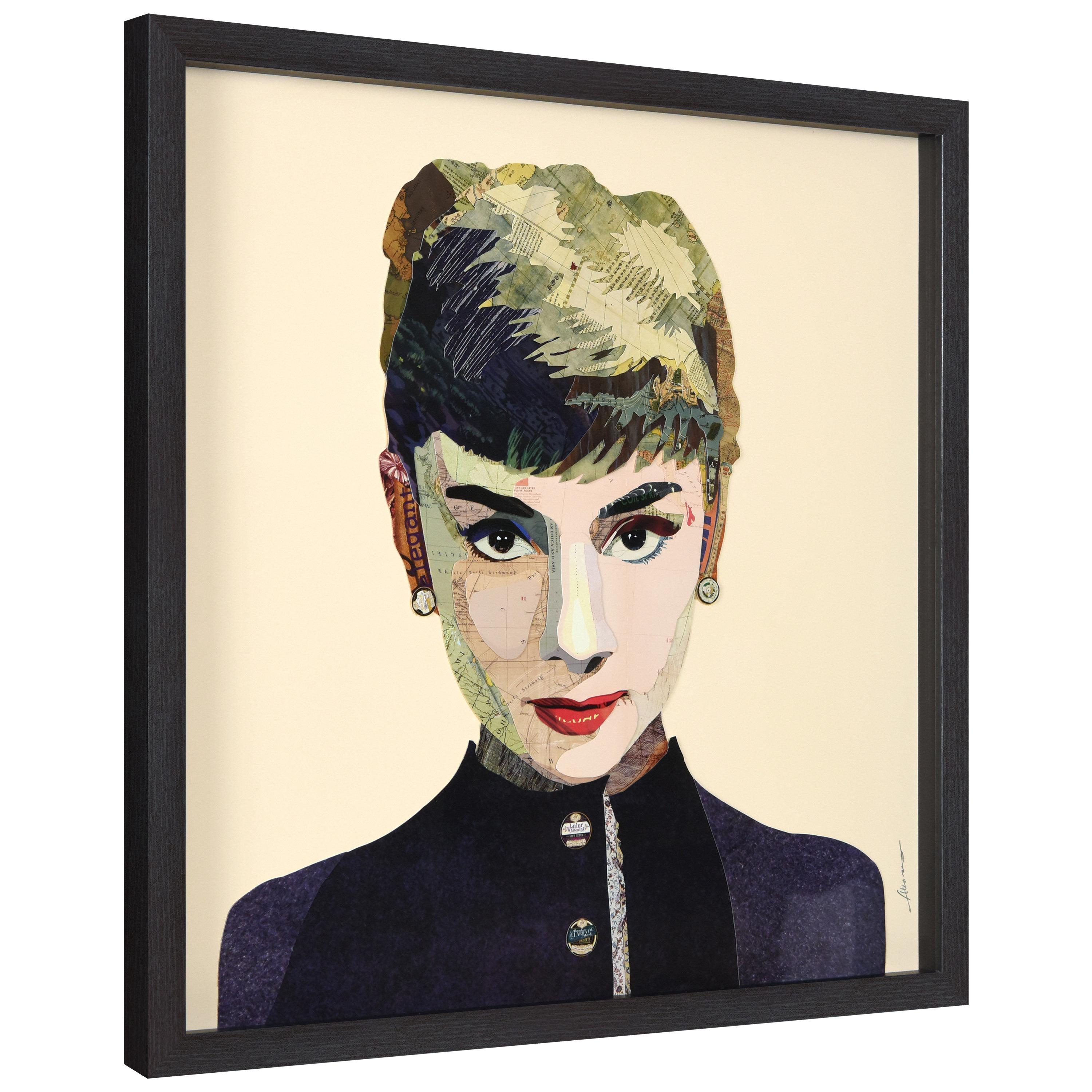 Mercer41 Audrey by Alex Zeng - Picture Frame Painting | Wayfair