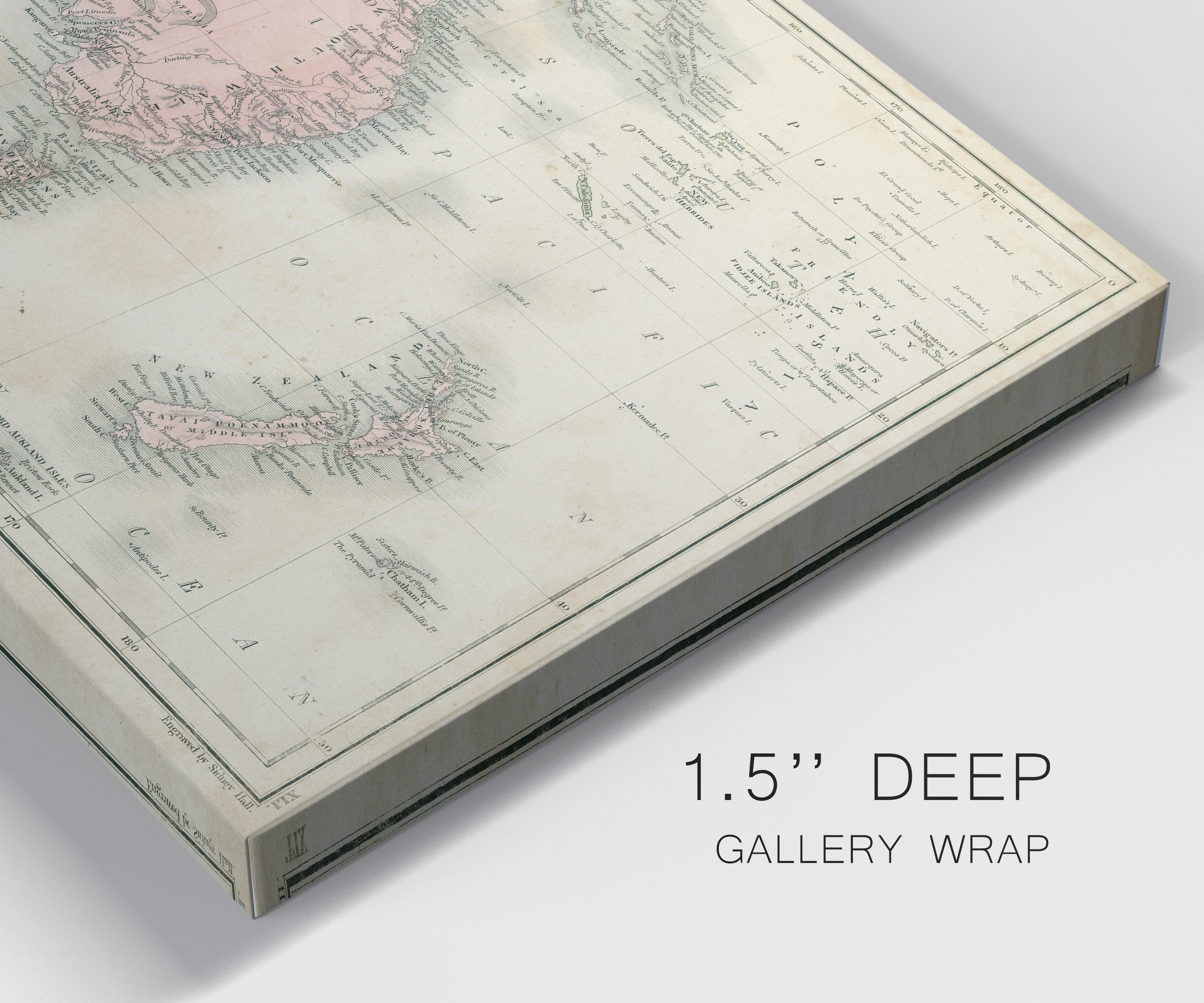 World Menagerie 'Map of Australia' - Painting Print on Canvas | Wayfair