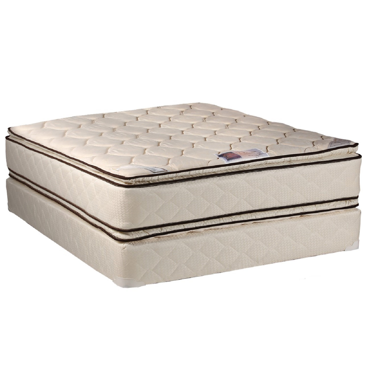 Alwyn Home Coil Comfort Pillowtop Full Size 54"x75"x11" Mattress And ...