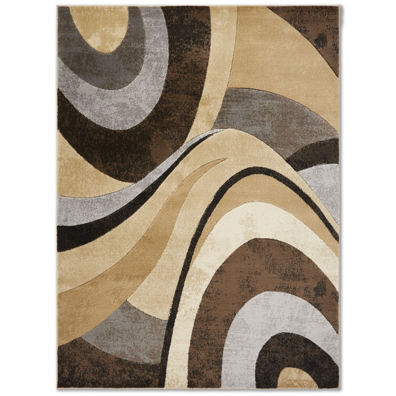Winston Porter Amalyah Abstract Rug & Reviews | Wayfair