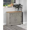 Three Posts Whiffletree 2 Drawer, 2 door Pine Sideboard, Grey and Ant ...
