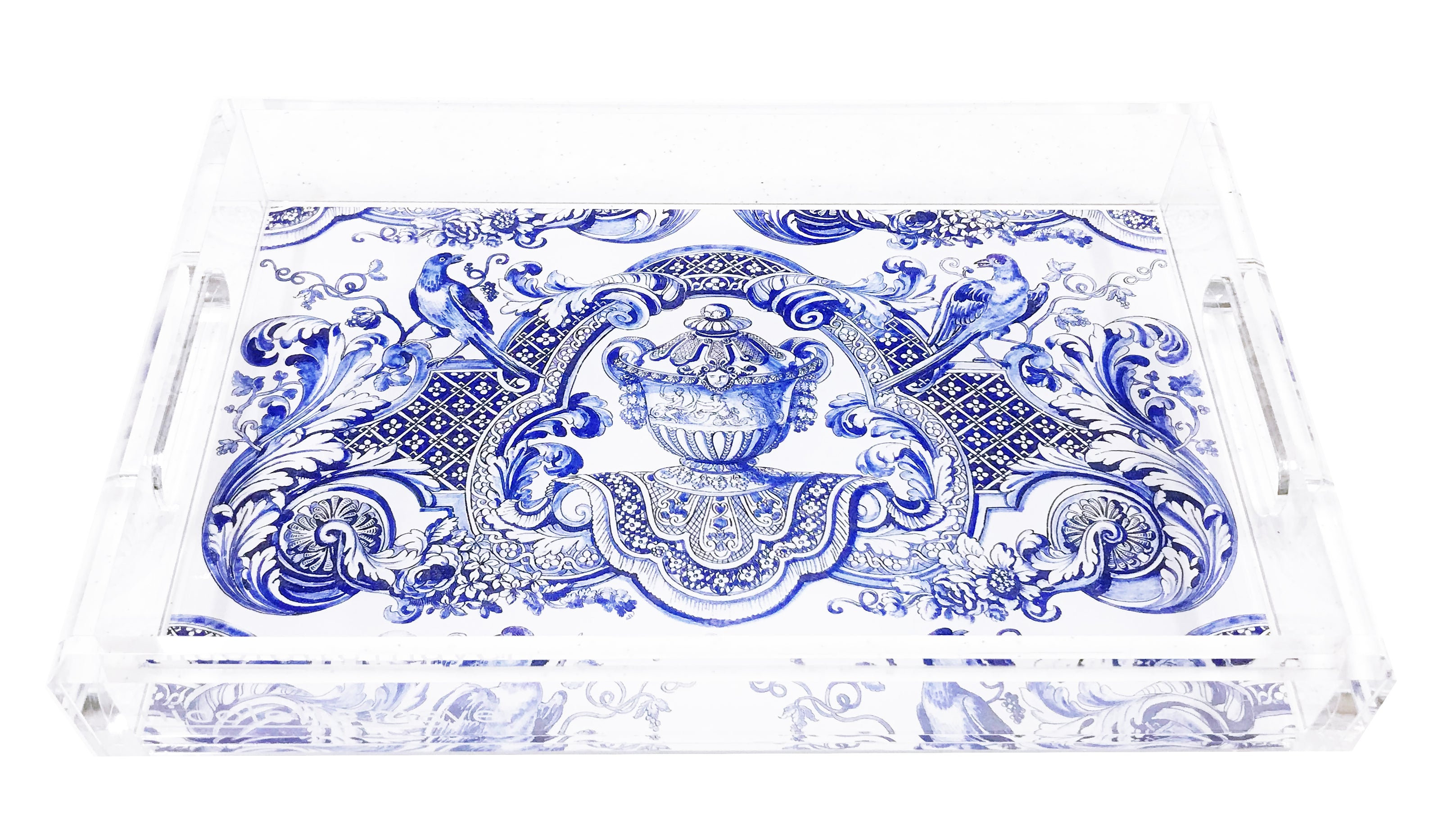 Nicolette Mayer Royal Delft Inspiration Rectangle Placemat Tray ...